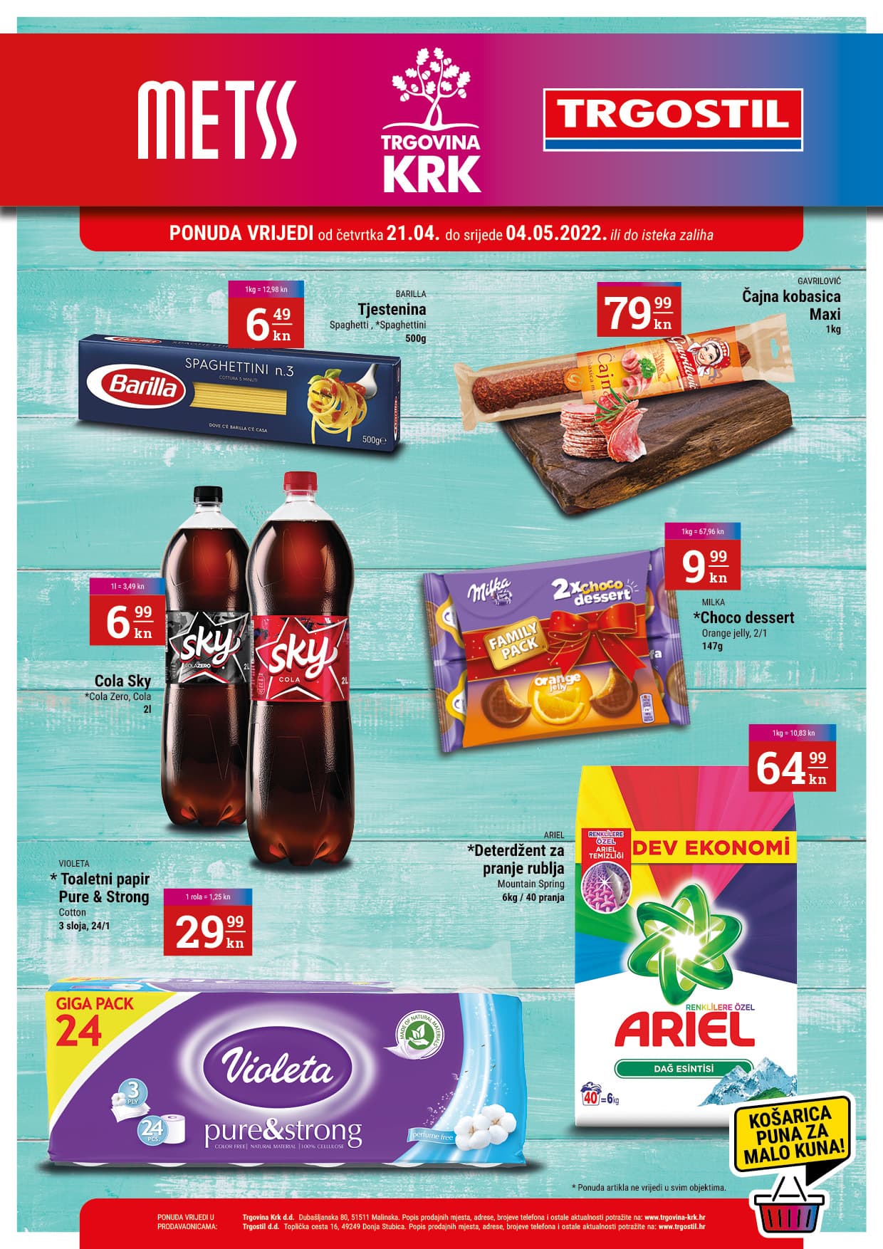 Katalozi - Trgovina Krk - Najveći maloprodajni lanac na Krku